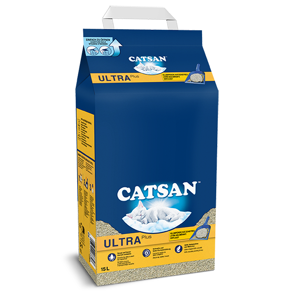 Żwirek zbrylający Catsan Ultra Plus | Catsan